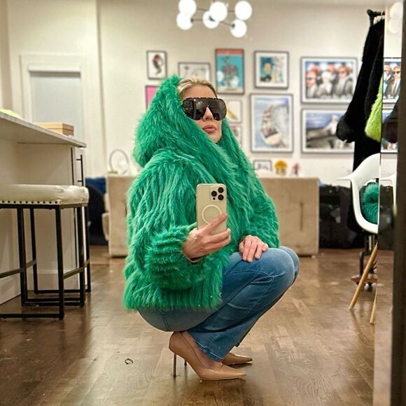 Lala Parker | Jackets & Coats | Lala Parker Thetwila Textured Faux Fur ...